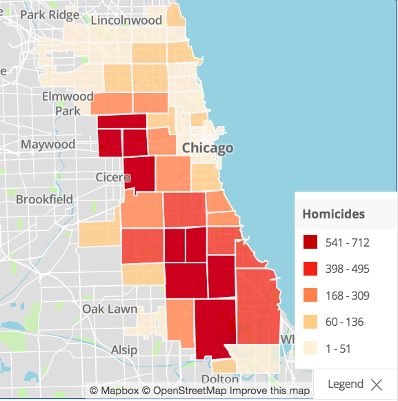 Where homicides occur in Chicago – Prairie State Policy